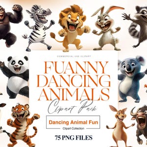 Dancing Animals Clipart, Disco, Hamster Dancing Clipart, Silly Animals ...