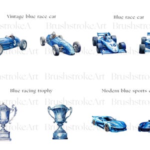 Blue Racing Car Clipart, Vintage Car, Racer PNG, Sports Car, Racing ...