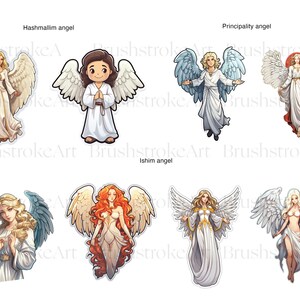 Angel Clipart, Seraphim, Cute Angel Illustrations, Archangel Clipart ...