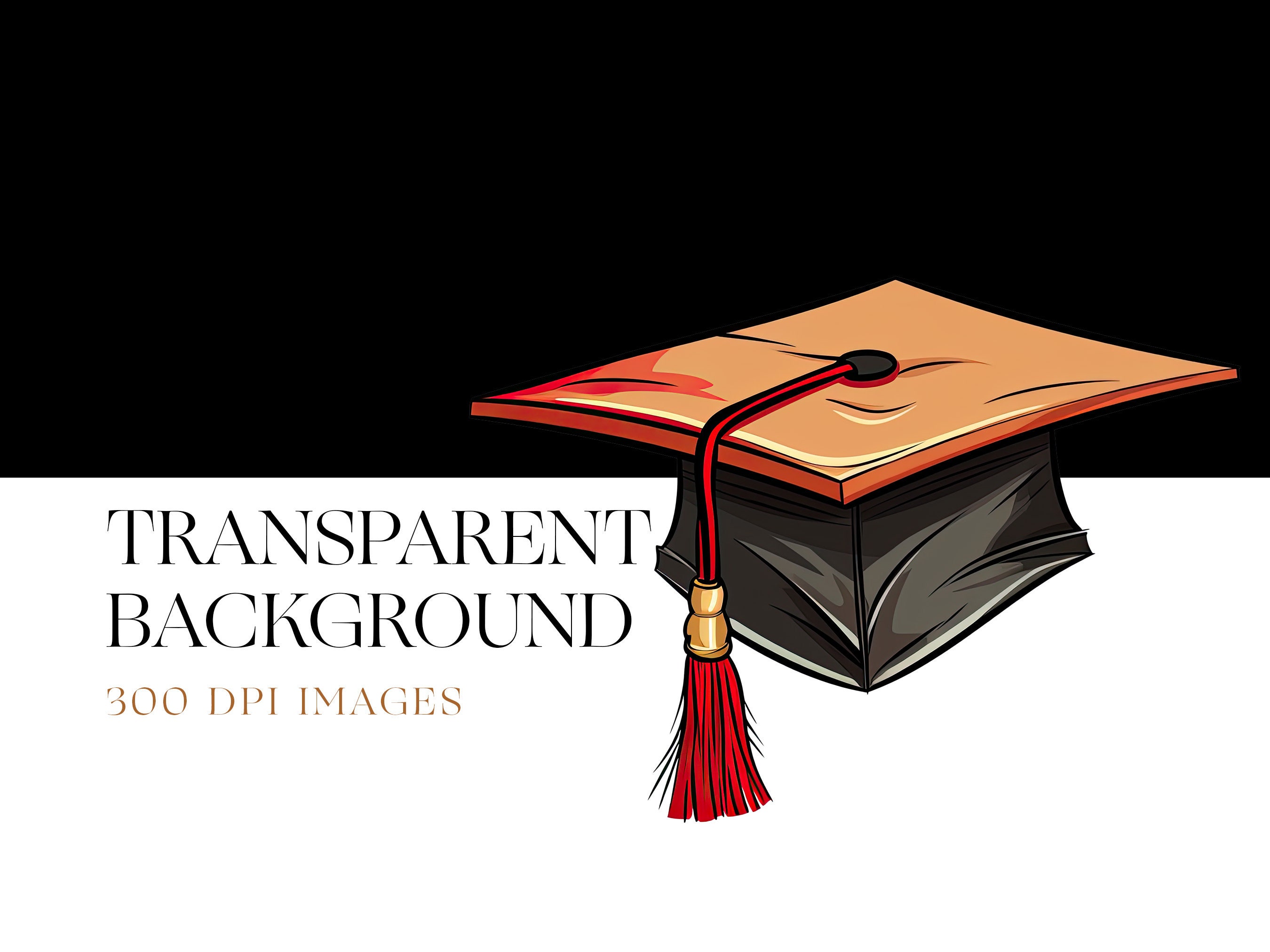 Watercolor Graduation Cap Clipart, Grad Ceremony, College, Diploma ...