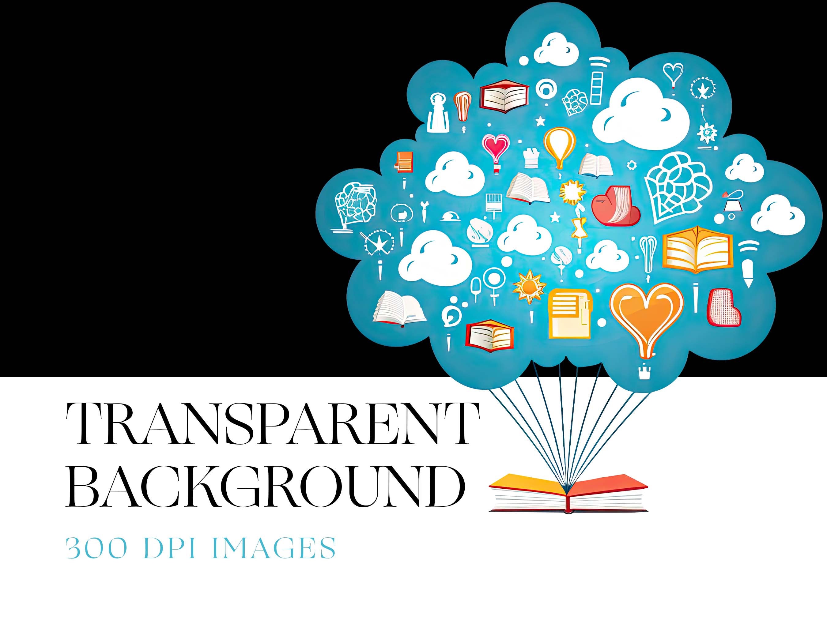 Watercolor Reading Clipart, Bookcase, Watercolor Books, Reading ...