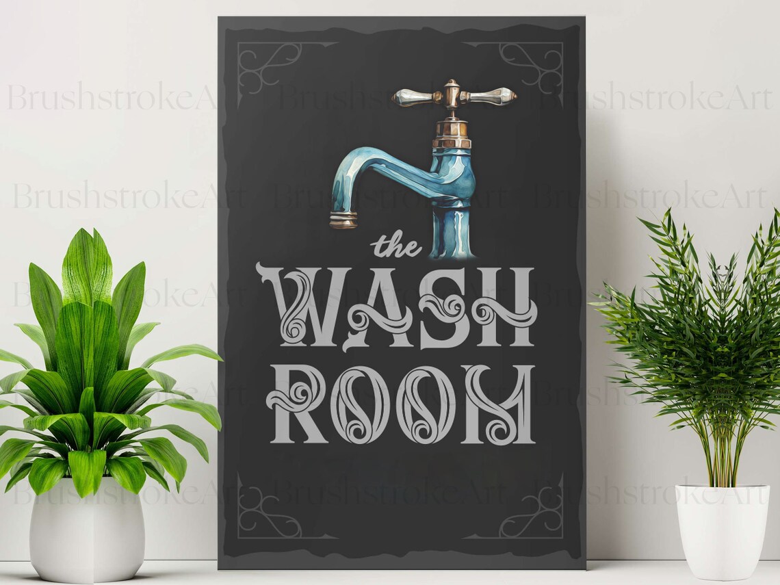 Bathroom Clipart, Watercolor Shower, Washroom, Bathroom Supplies ...