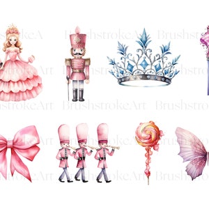 Pink Nutcracker Clipart, Watercolor Nutcracker, Ballerina, Pink ...