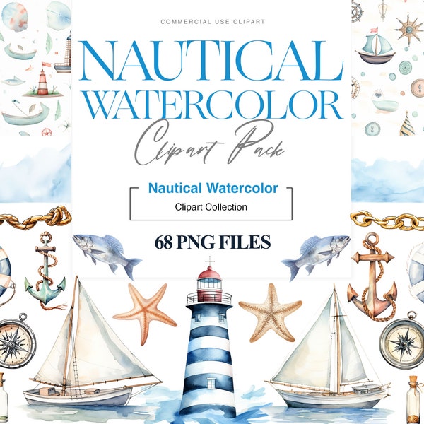 Nautical Clipart - Etsy