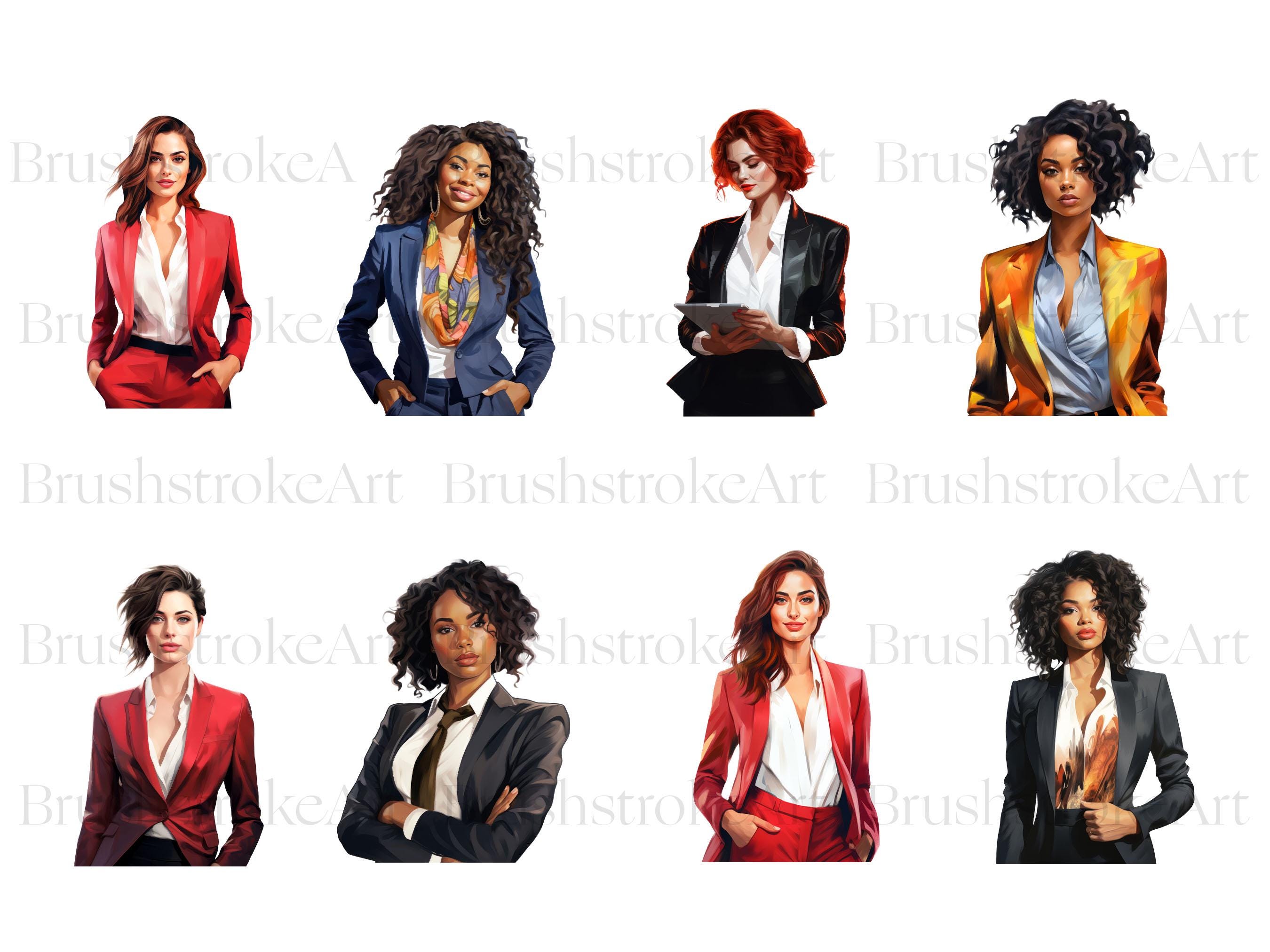 Lady Boss Clipart, Beautiful Woman, Boss Babe, Black Woman Clipart ...
