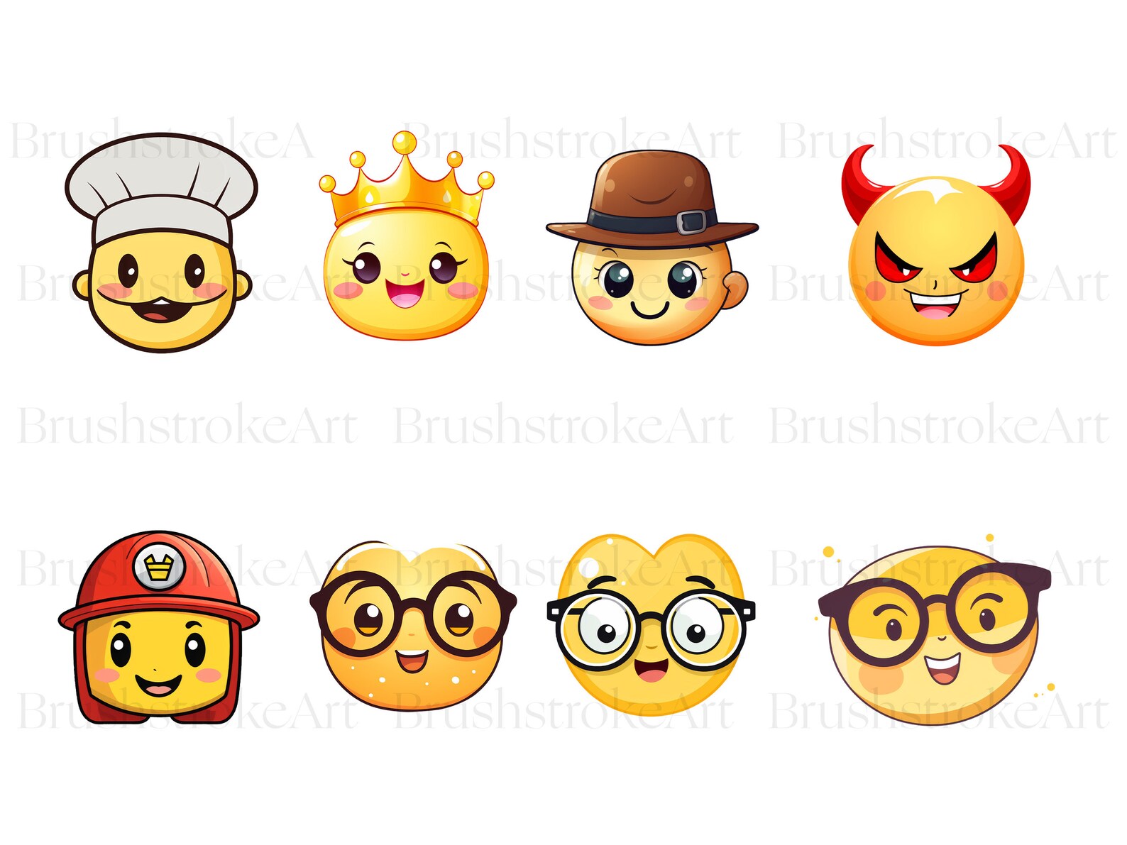 Smiley Face Clipart, Emoji PNG, Happy Face, Emoji Expressions, Emoticon ...