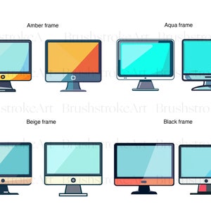 Computer Monitor Clipart, Computer Screen, Desktop Computer, Monitor ...