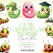 Cute Caterpillar Clipart, Cute Insect , Watercolor Worm, Garden Critter ...