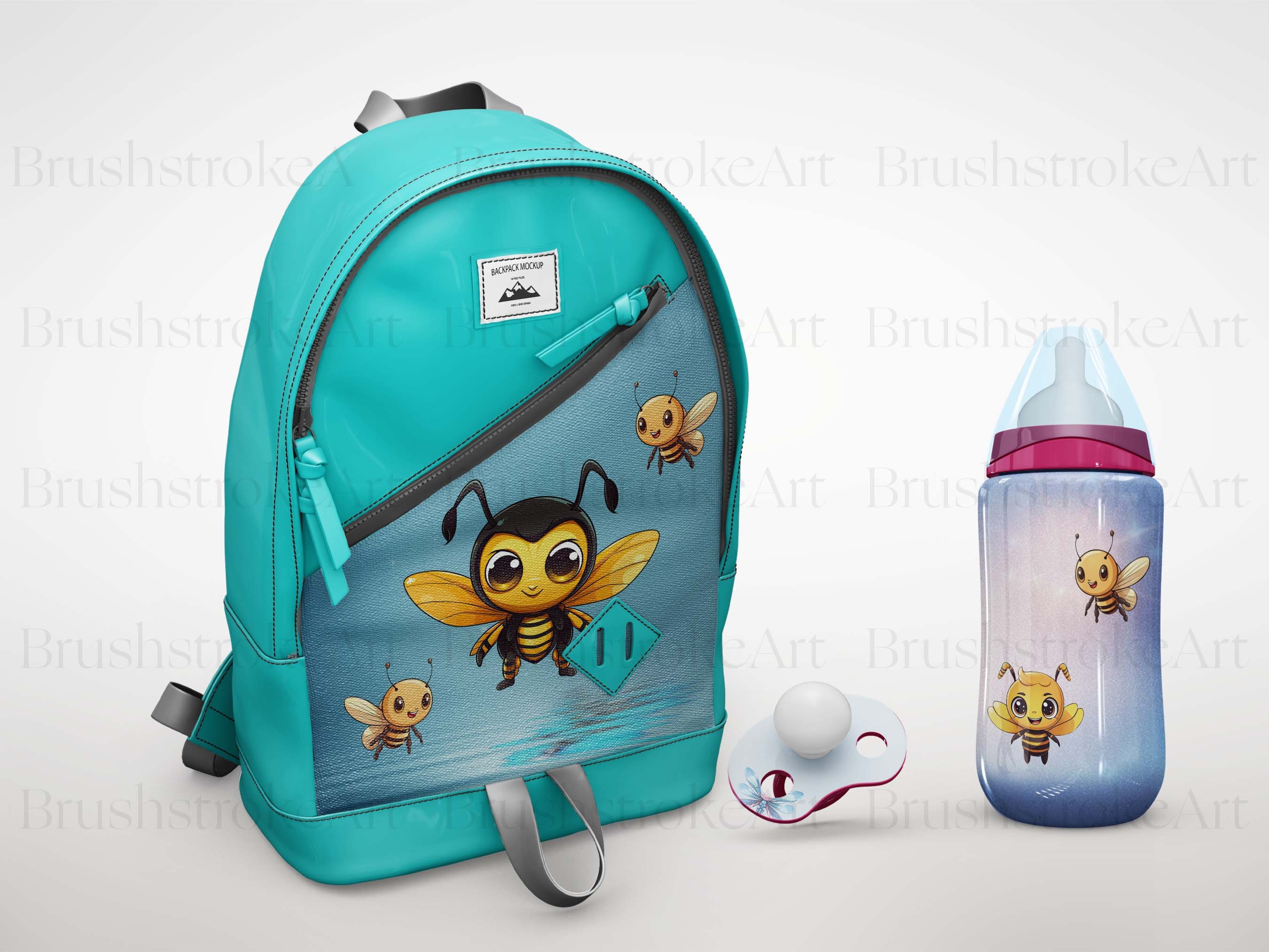 Kawaii Insects Clipart, 26 Watercolor Bugs, Cute Spider, Caterpillar ...