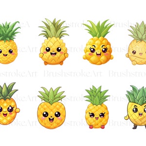 Cute Pineapple Clipart, Pineapple Fruit Tropical, Summer Pineapple PNG ...