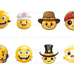 Smiley Face Clipart, Emoji PNG, Happy Face, Emoji Expressions, Emoticon ...