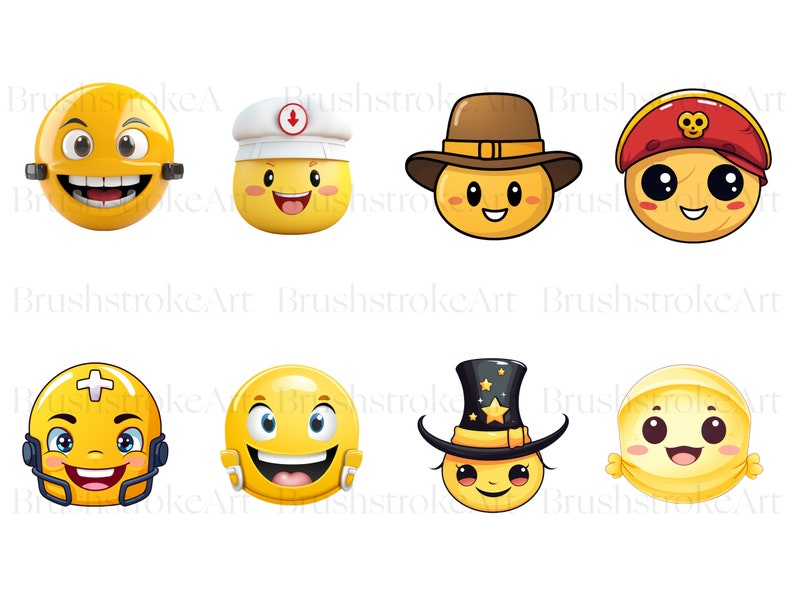 Smiley Face Clipart, Emoji PNG, Happy Face, Emoji Expressions, Emoticon ...