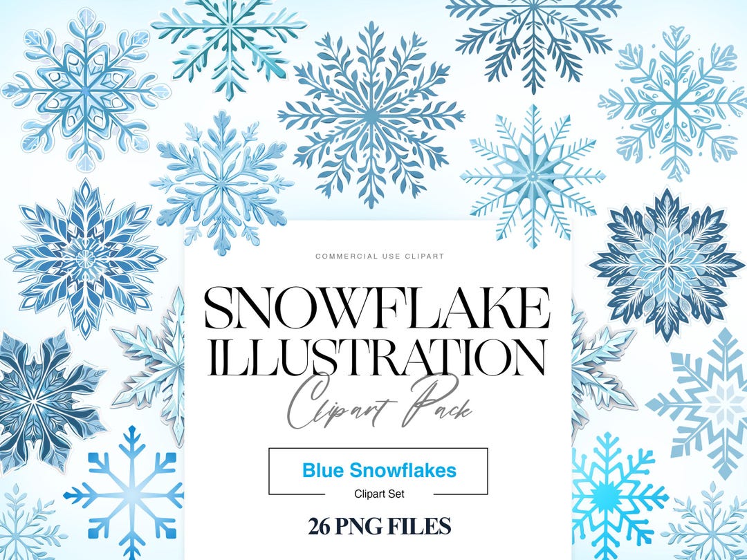 Snowflakes Clipart, Winter, Sparkly Snowflakes PNG, Snow Clipart ...