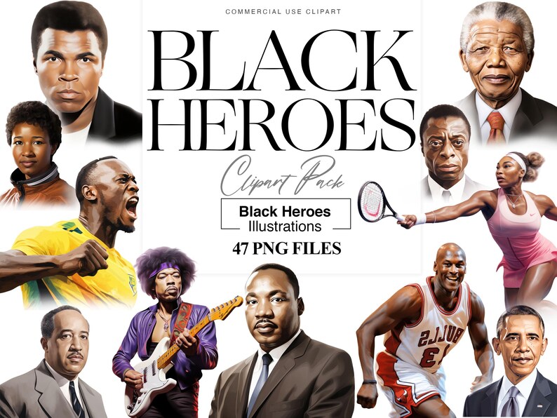 Black History Clipart, Martin Luther King, Black Lives Matter, Black ...