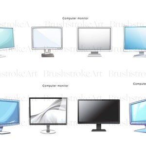 Computer Clipart, Keyboard PNG, Mouse, Desktop Computer, Vintage Retro ...