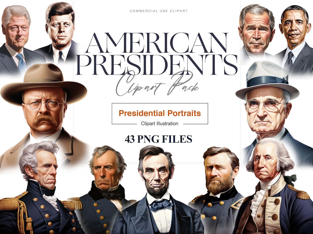 US President Clipart, Abraham Lincoln, President of America, George ...