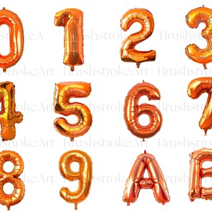 Foil Balloon Clipart, Balloon Alphabet, Foil Numbers, Glitter Balloon ...