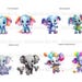 Cute Elephant Clipart, Blue Elephant, Safari Animal, Cute Baby Elephant ...