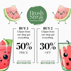 Kawaii Watermelon Clipart, Cute Watermelon, Summer Fruit Clipart ...