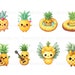 Cute Pineapple Clipart, Pineapple Fruit Tropical, Summer Pineapple PNG ...