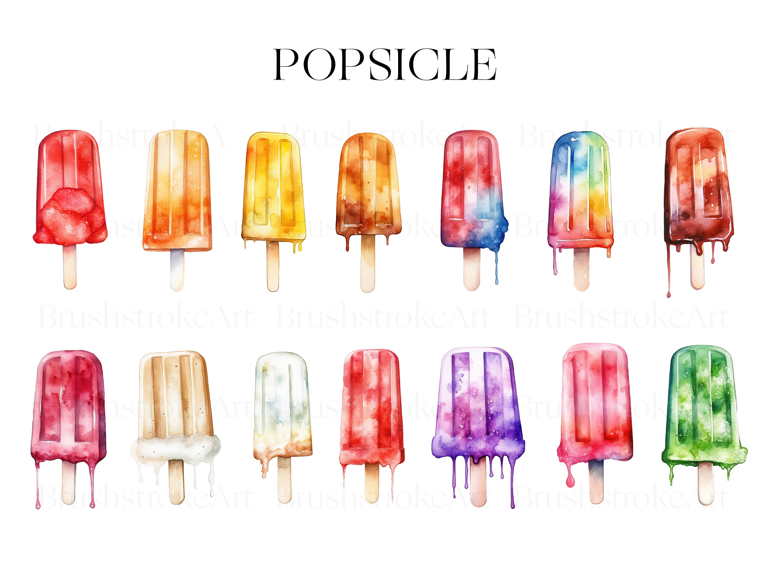 Ice Cream Clipart Png , Watercolour Ice Cream Clipart Collection for ...