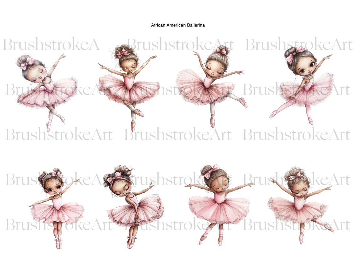 Watercolor Ballerina Clipart, Watercolor Ballet Clipart, Cute Ballerina ...