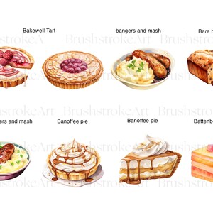 British Food Clipart, Fish and Chips, Beef Wellington, British Dessert ...