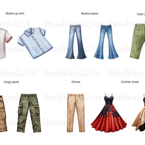 Clothes Illustration Clipart, Winter Clothes, Sweater, Fashion Clipart ...