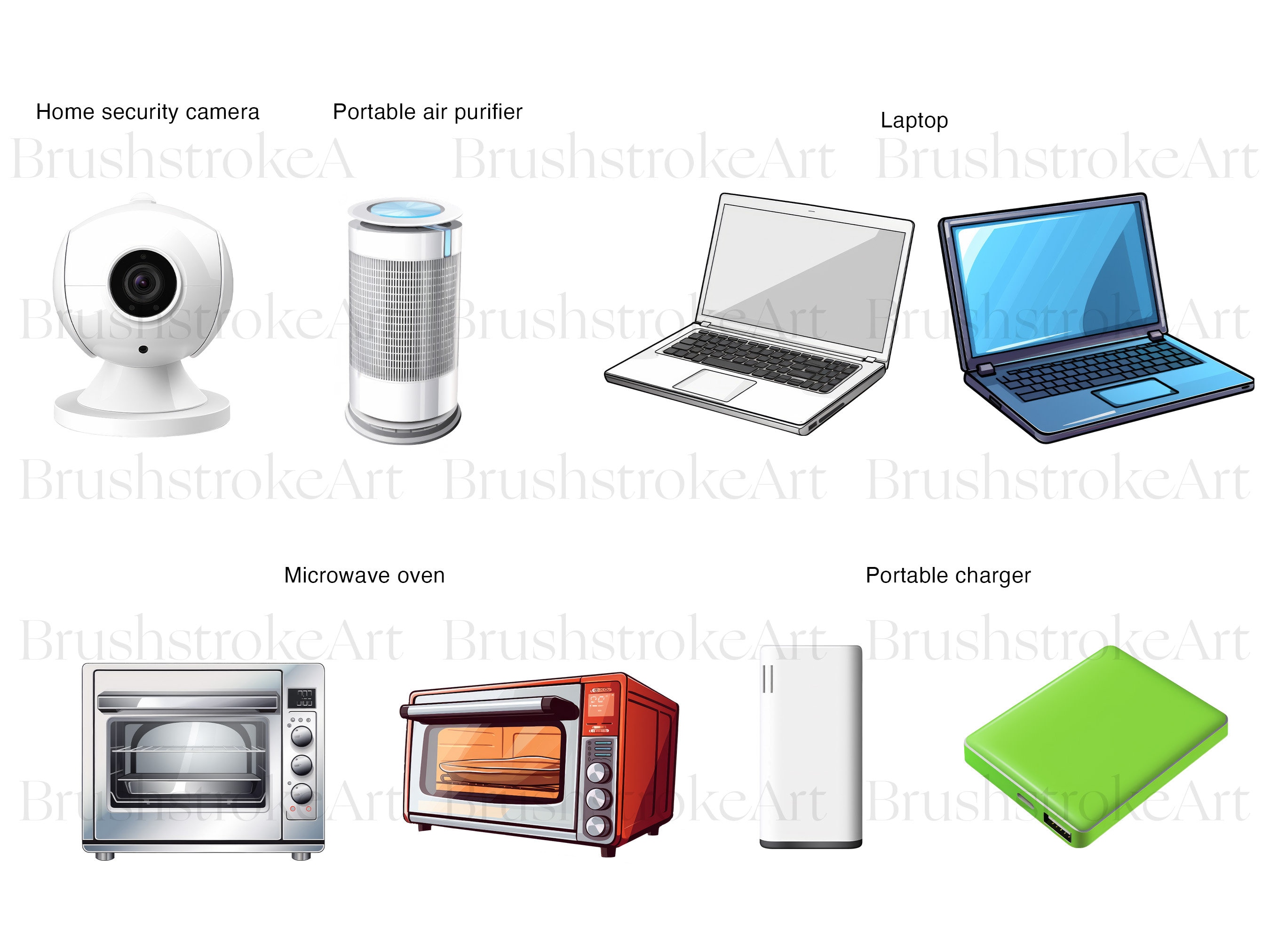 Technology Clipart, Smartphone, Headphones PNG, Tech, Laptop Clipart ...