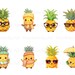 Cute Pineapple Clipart, Pineapple Fruit Tropical, Summer Pineapple PNG ...