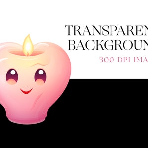 Kawaii Heart Clipart| Rainbow Heart PNG| Kawaii Hearts| Valentine ...