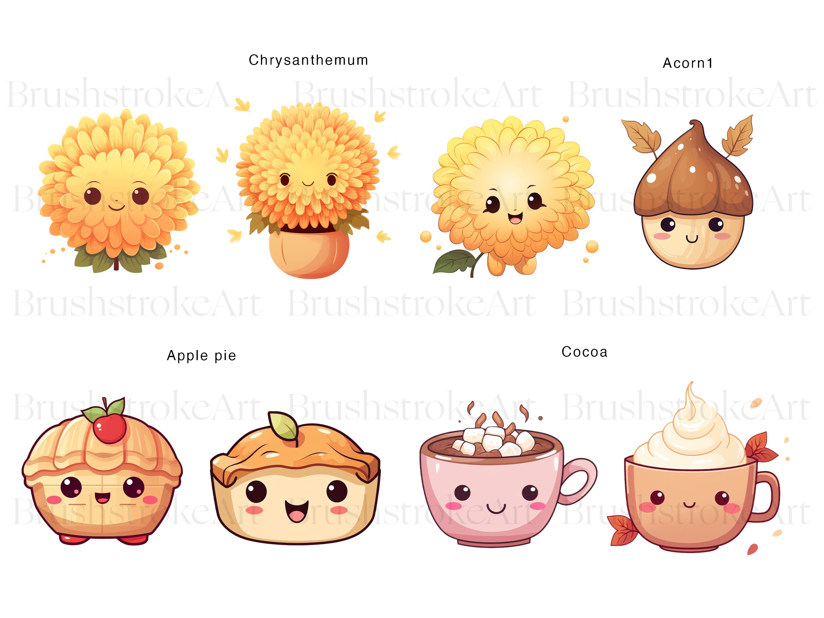 Cute Fall Clipart, Pumpkin, Cute Autumn Clipart, Fall Animals, Squirrel ...