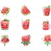 Kawaii Watermelon Clipart, Cute Watermelon, Summer Fruit Clipart ...
