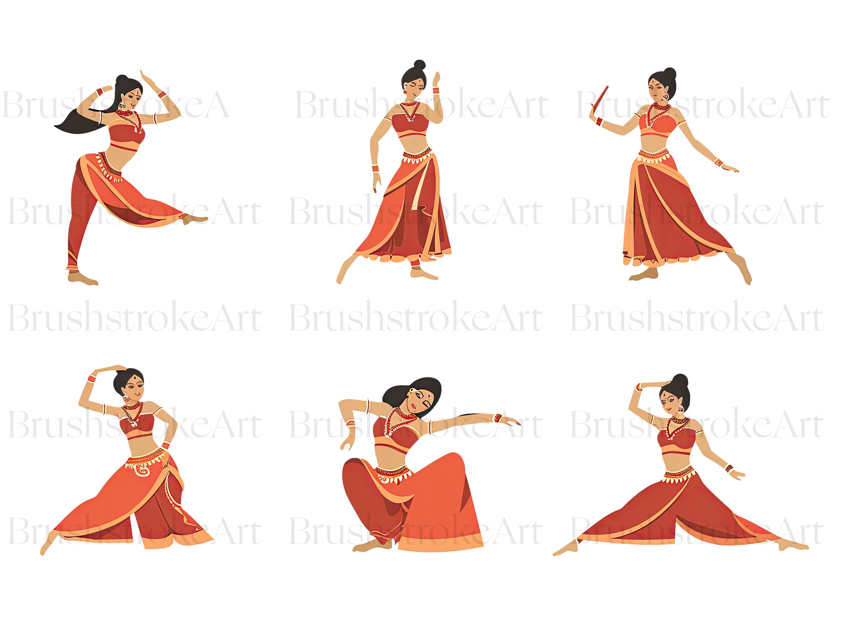 Dance Forms Clipart, Indian Dancers Cultural, Dance Costumes ...
