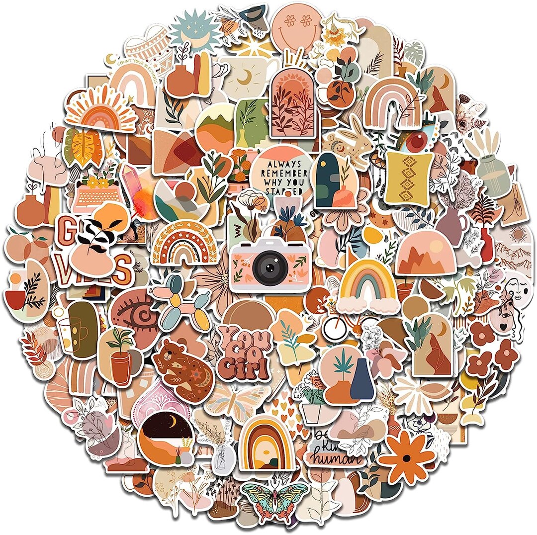 Boho Stickers - 10 Pack - Etsy