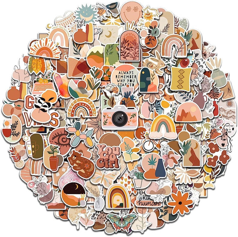 Boho Stickers - 10 Pack - Etsy