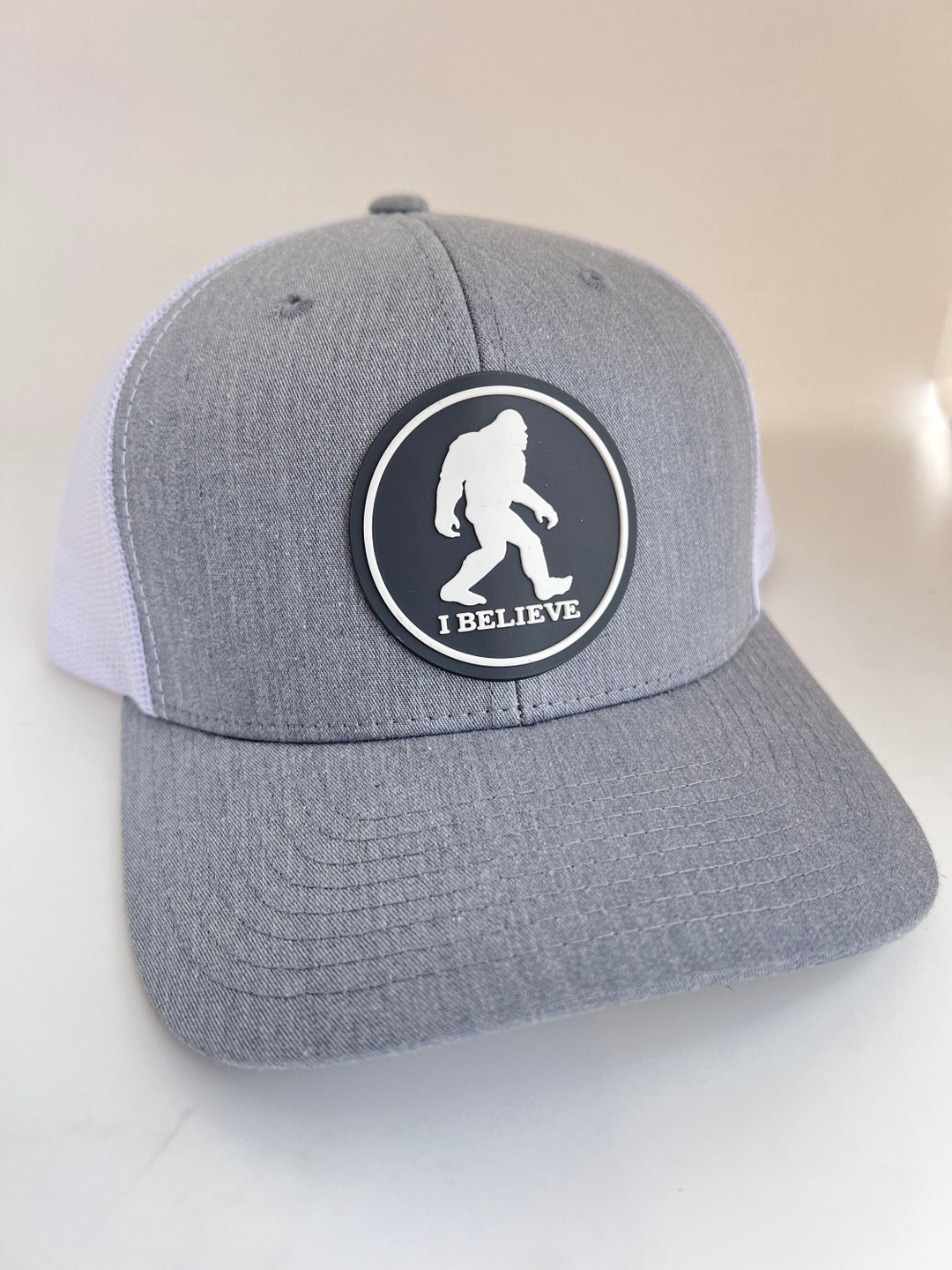 Bigfoot PVC Patch Trucker Hat, Sasquatch I Believe Cap - Etsy