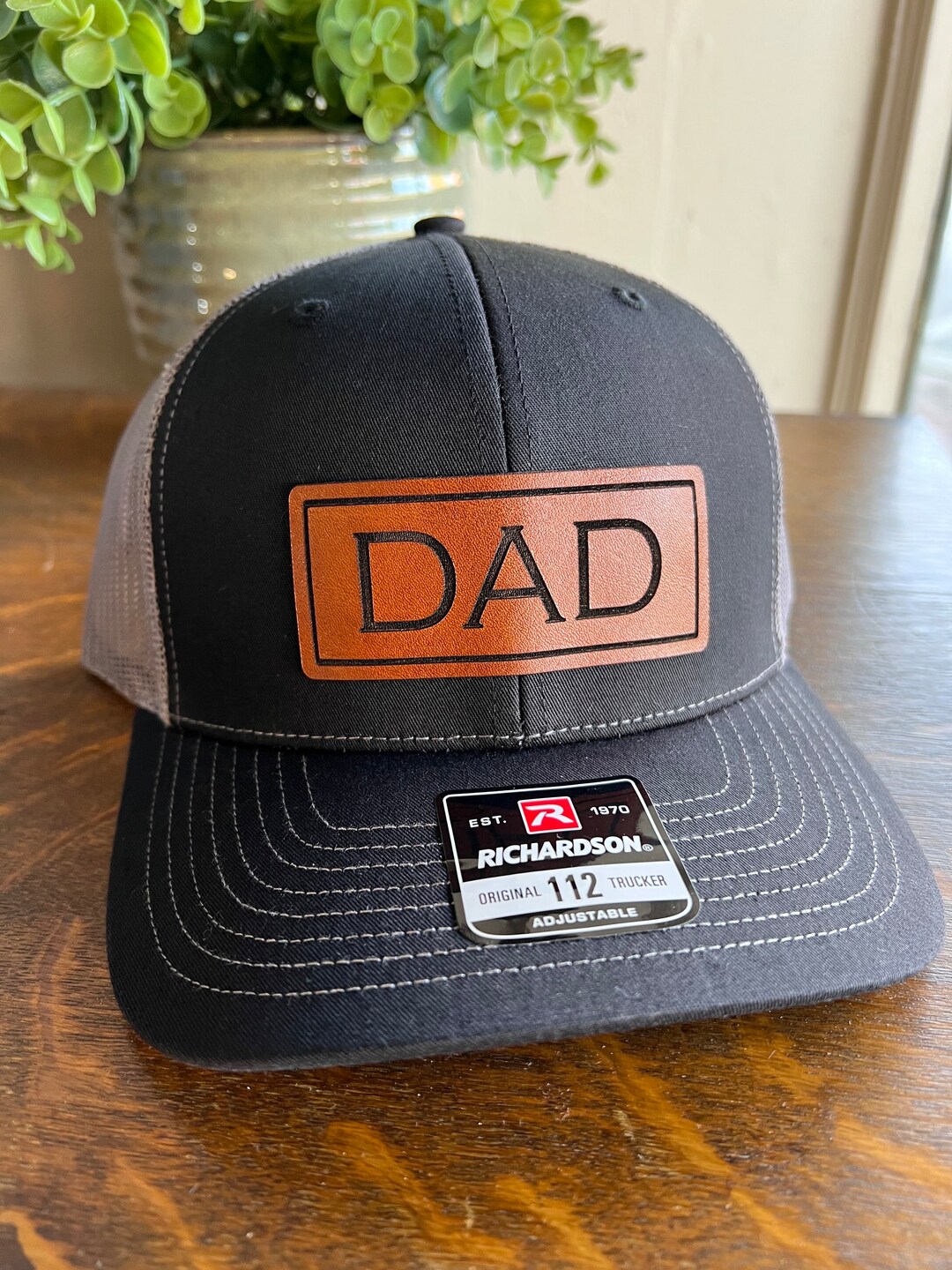Dad Hat. Fathers Day Hat for Dad Richardson 112 Leather Patch - Etsy