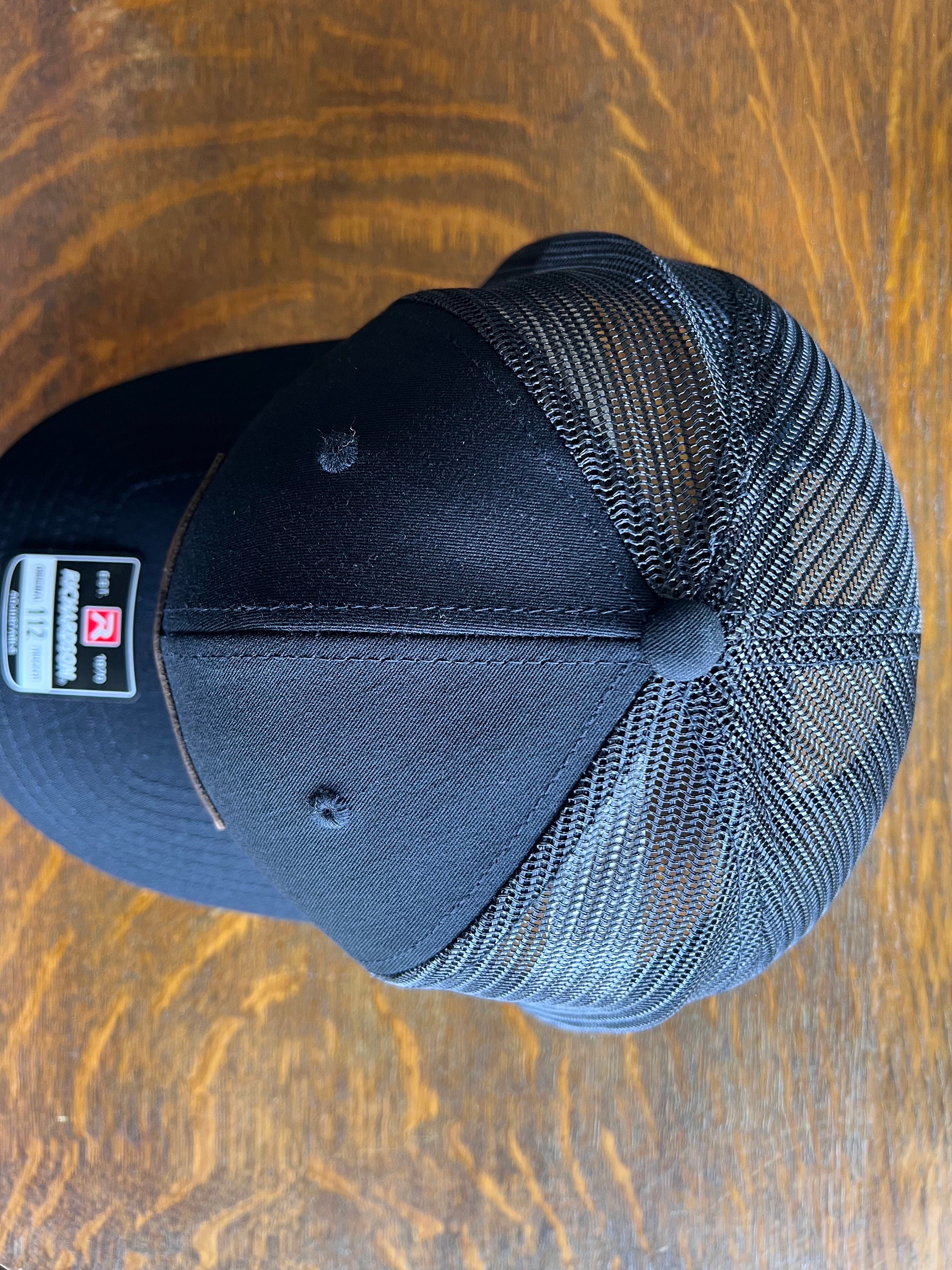 Papa Sidepatch Fathers Day Hat for Dad Richardson 112 Leather - Etsy