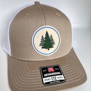 Fathers Day Gift Hat for Dad, Hat for Hiker Mom Dad, Pine Tree Hat PVC ...