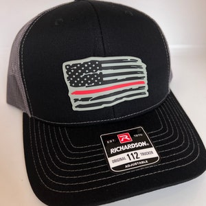 Thin Red Line Hat for Fathers Day Gift, Fire Fighter Gift Hat ...