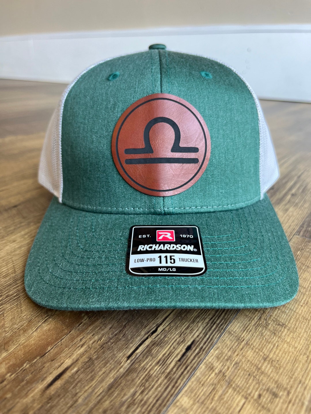 Zodiac Sign Leather Patch Hat Astrological Sign Leather Patch Hat ...