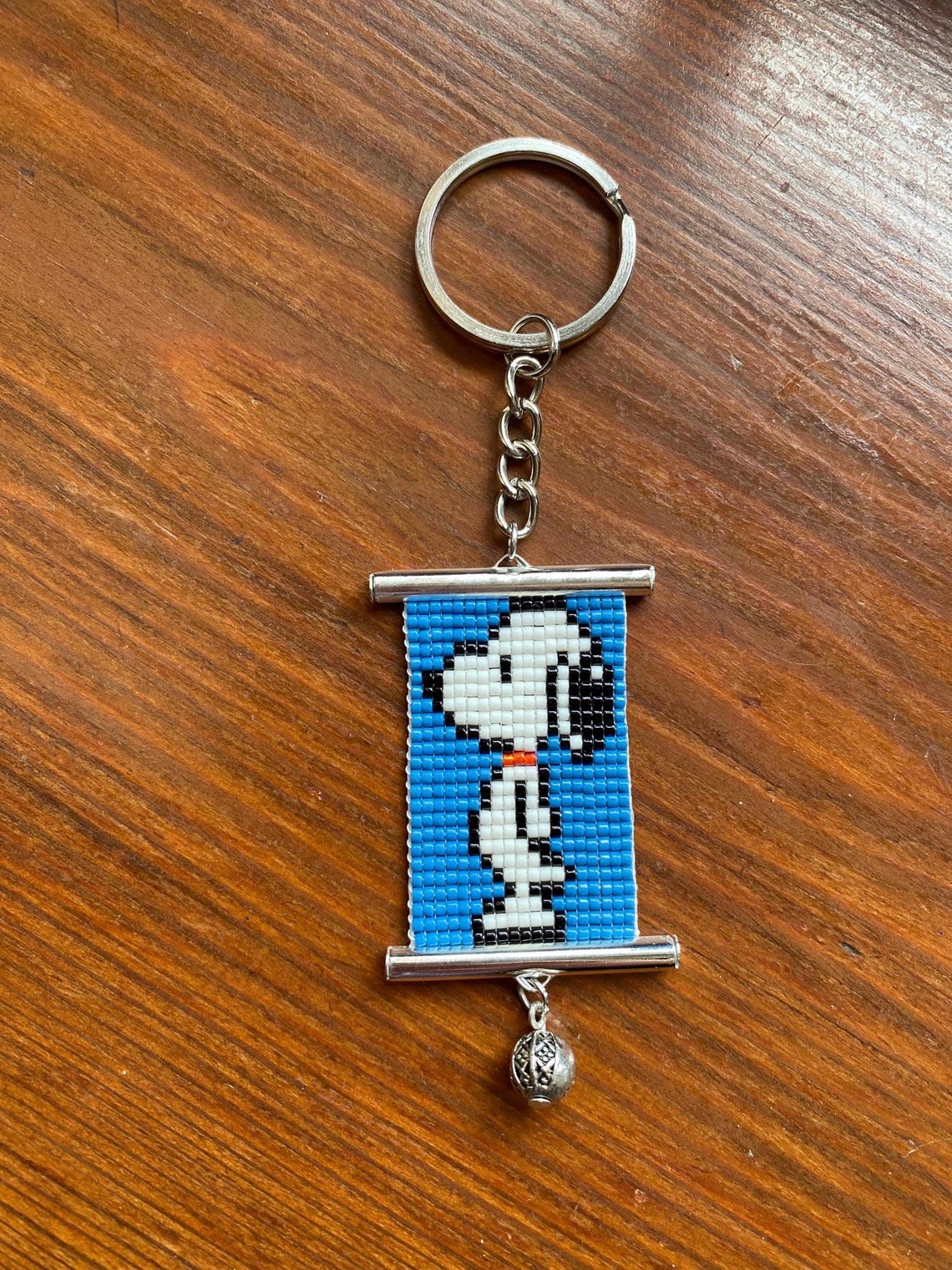 Snoopy Handwoven Keyring Collection - Etsy