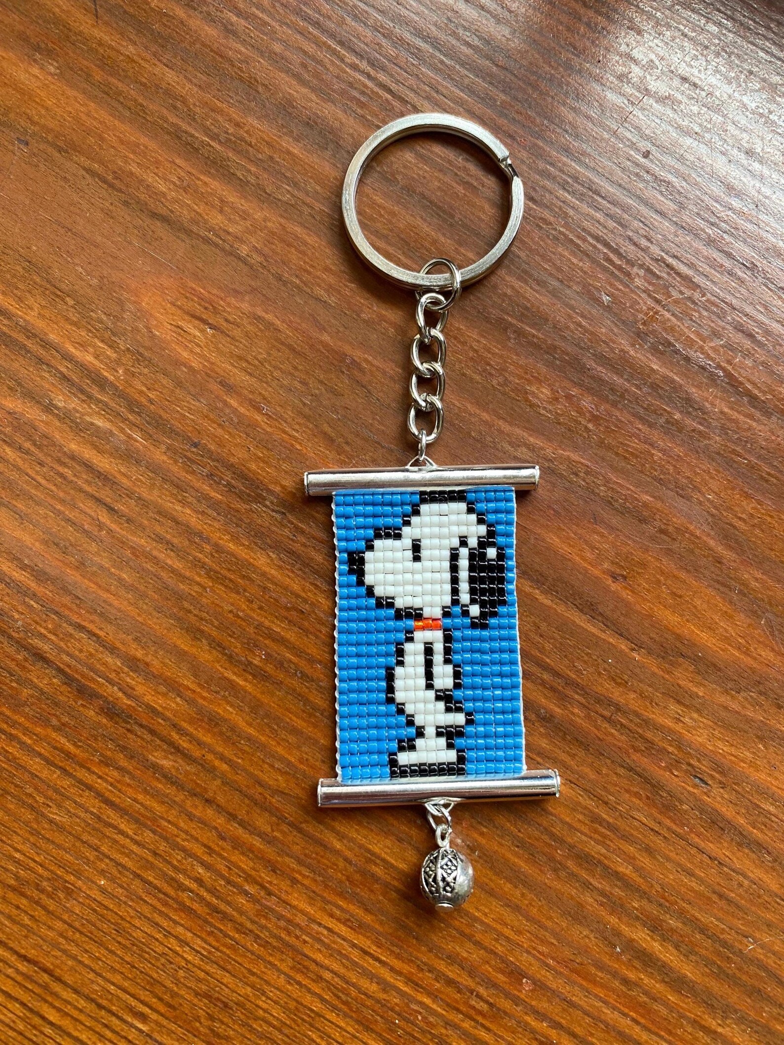 Snoopy Handwoven Keyring Collection - Etsy