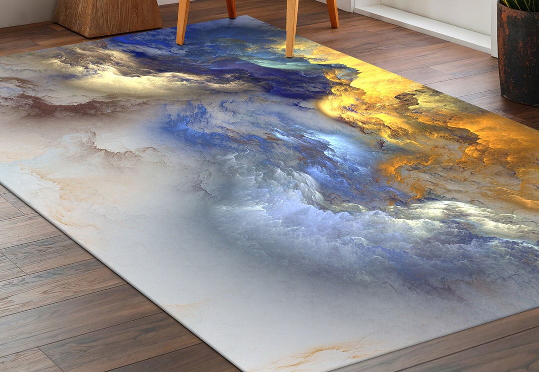 3D Printeds Rug Gift Rug Cool Rug Gift for Her Large Rugs - Etsy