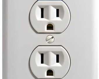 Electrical Outlet Stickers 12-pack Prank Fake Joke Funny Custom Decal ...