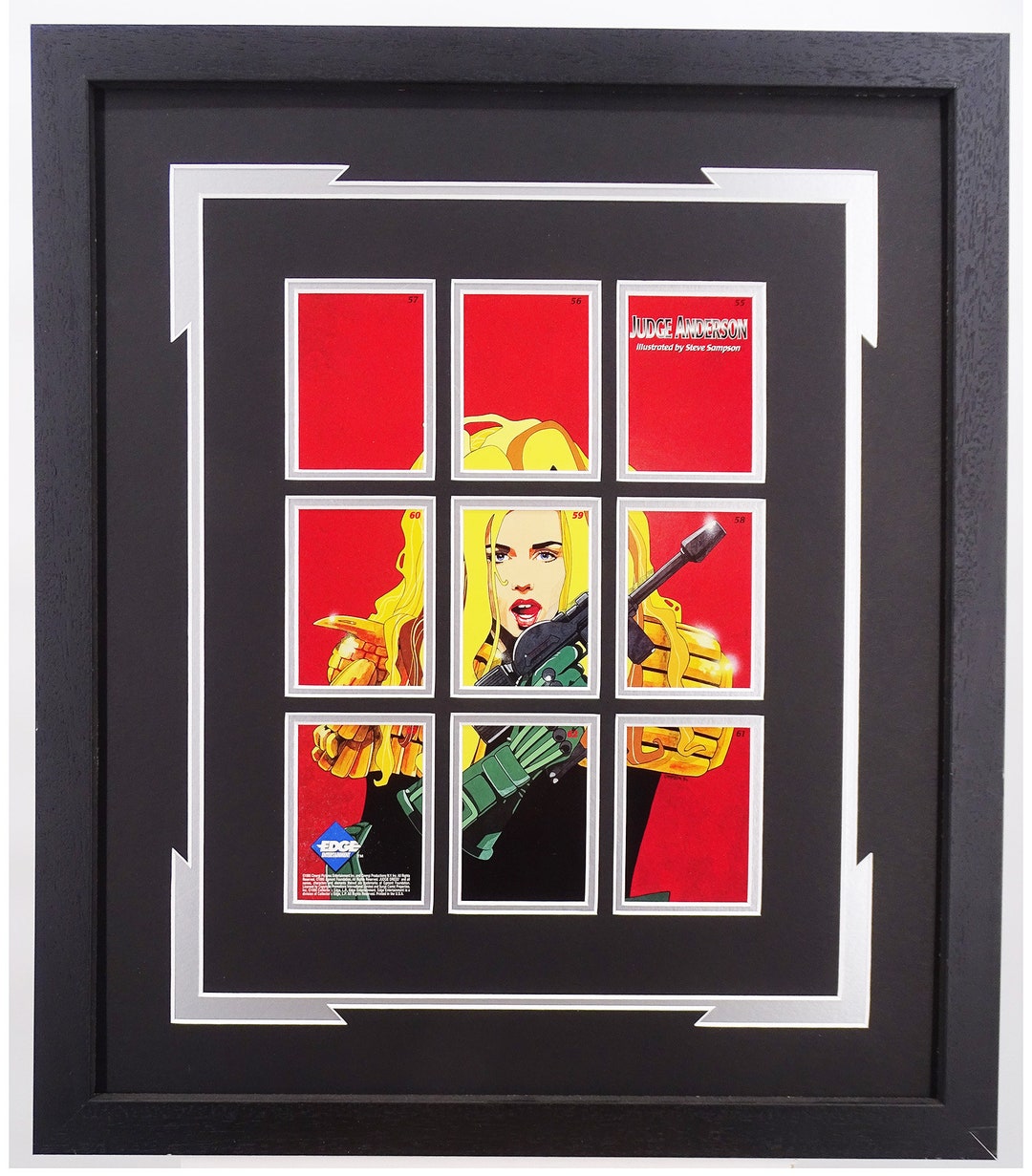 Genuine Judge Dredd Collectors Framed Cards - Etsy