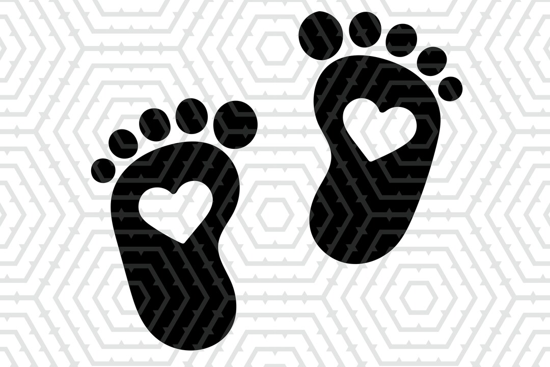 Baby Feet Svg, Instant Download SVG, PNG, JPG Bundle,babyfootprint ...