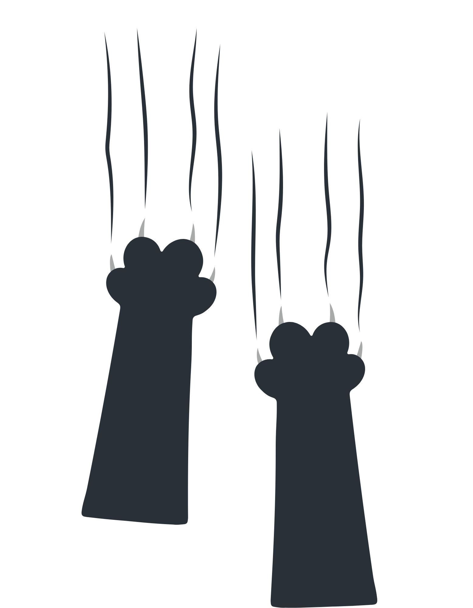 Fanny Dog Paw SVG, Fanny Heart SVG, Dog Affection, Dog Mom Svg, Dog ...