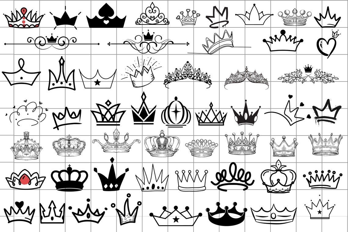 Royal Crown SVG, Crown 280 Clipart Svg, King Crown, Queen Crown Circut ...